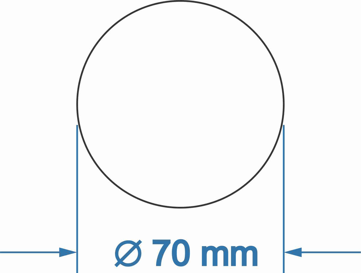 70mm Round Bases (qty 6) – amazingforge